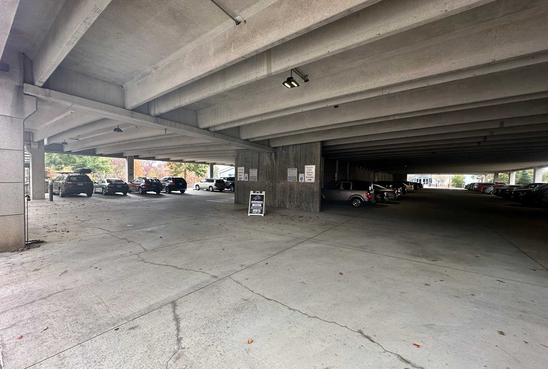 UNC Asheville Two Parking Decks » SKA Consulting Engineers